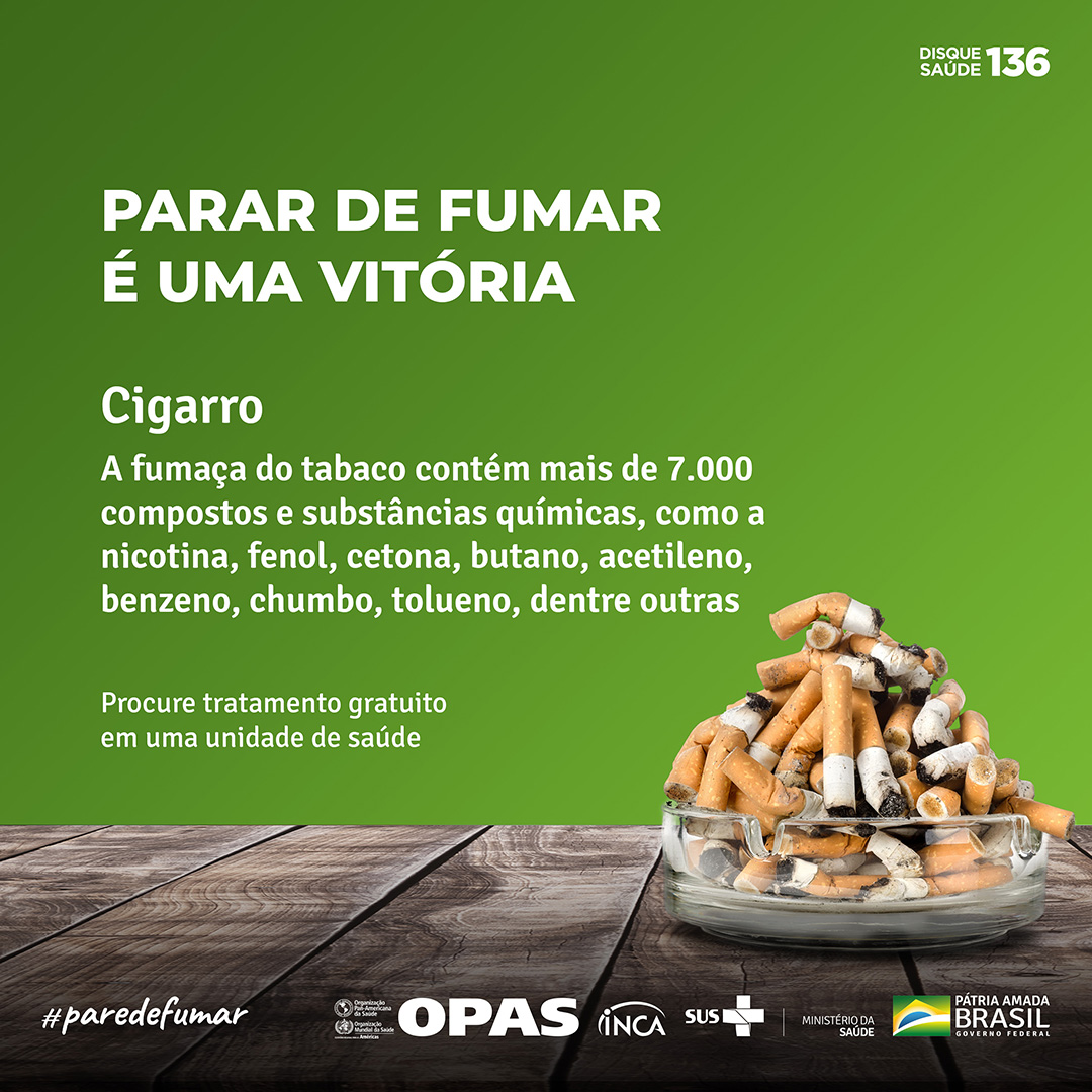 Card para redes sociais: Todas as formas de tabaco são letais | INCA ...